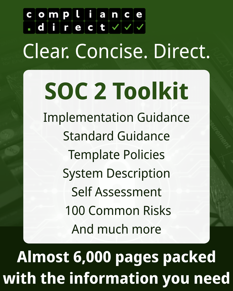 SOC 2 Full Toolkit – Compliance.Direct